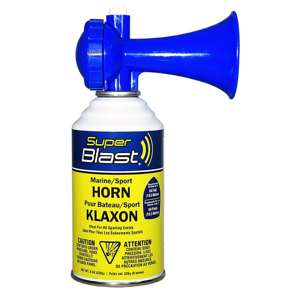 Super Blast 8 oz. Marine and Safety Horn SB8-018-016 - The Home Depot
