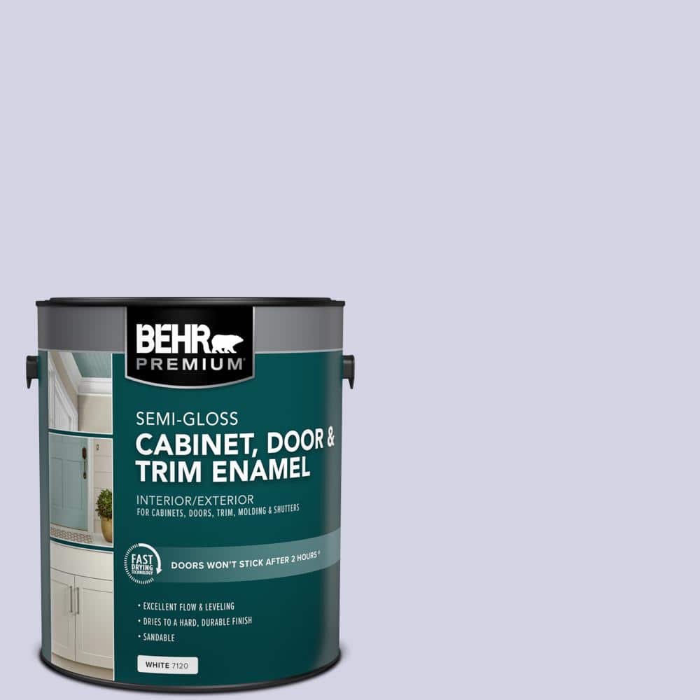 BEHR PREMIUM 1 gal. #M550-2 Lavender Memory Semi-Gloss Enamel Interior ...