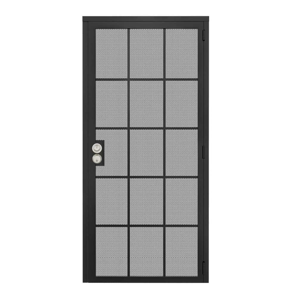 ARK DESIGN 36 in. x 80 in. Universal/Reversible 15-Grid Black Surface ...