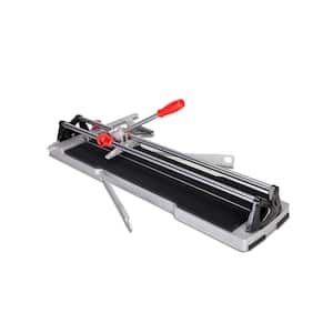 Husky 28 in. Tile Cutter with Tungsten Carbide Blade and Adjustable ...