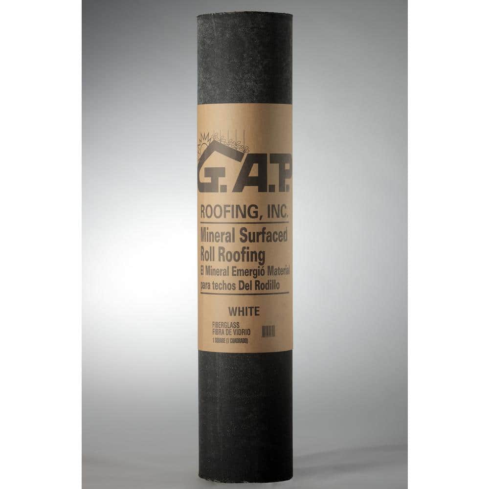 3.2 ft. x 33 ft. (100 sq. ft.) Mineral Surface Rolled Low Slope Roofing ...
