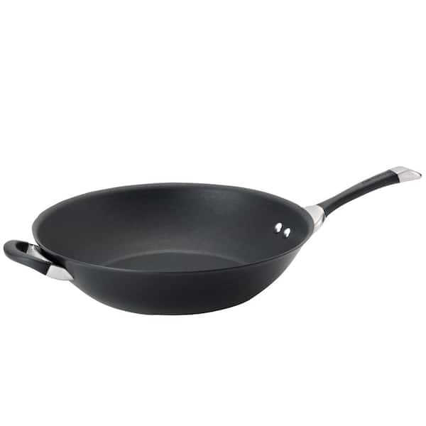 Circulon Symmetry 14 In Hard Anodized Aluminum Nonstick Stir Fry In