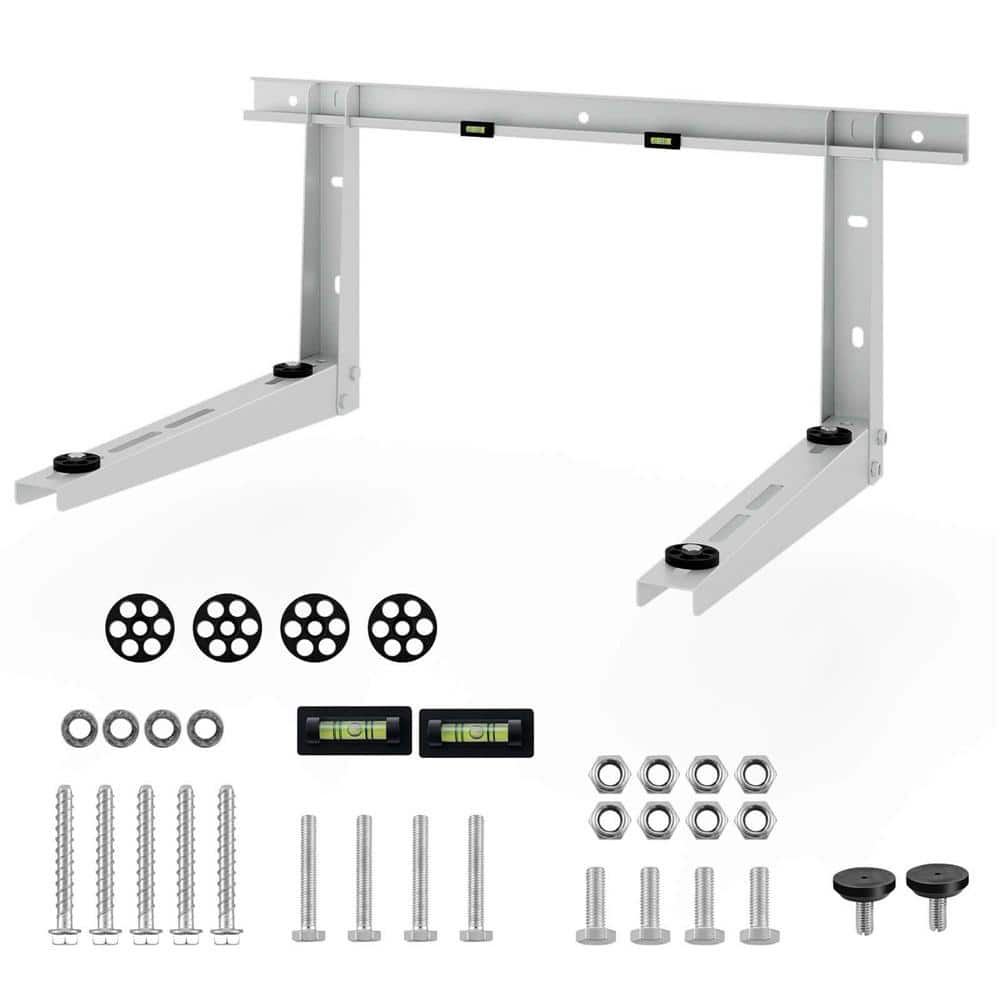 Costway 18 in. Heavy-Duty Mini Split Wall Mounting Bracket with ...