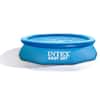 Intex 10 ft. x 30 in. Round 2.5 ft. D Easy Set Inflatable Round Plastic ...