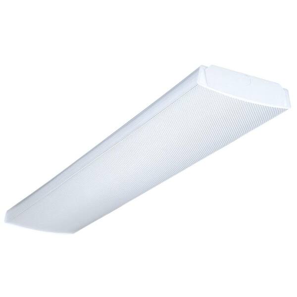 Lithonia Lighting 4 Ft Wraparound Fluorescent Ceiling Fixture - Ceiling Light Ideas