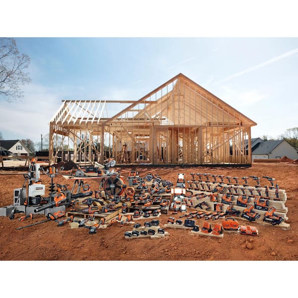 RIDGID 18V Cordless 175-Watt Power Inverter Kit with 2.0 Ah Battery and ...