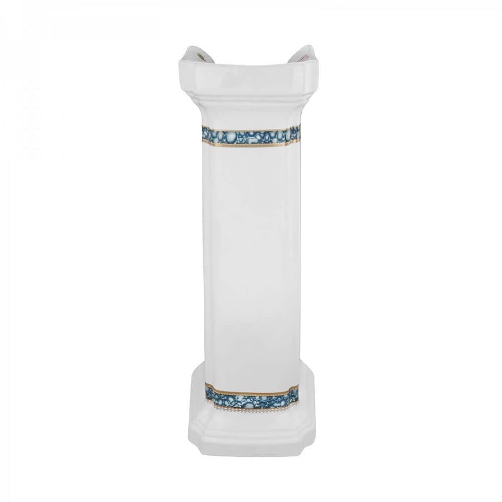 RENOVATORS SUPPLY MANUFACTURING India Reserve Blue and Gold Vitreous ...