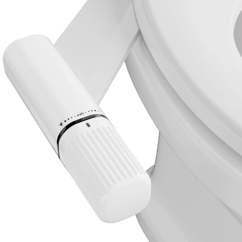 Wudkey Black Dual Retractable Nozzle Bidet Attachment with Adjustable ...