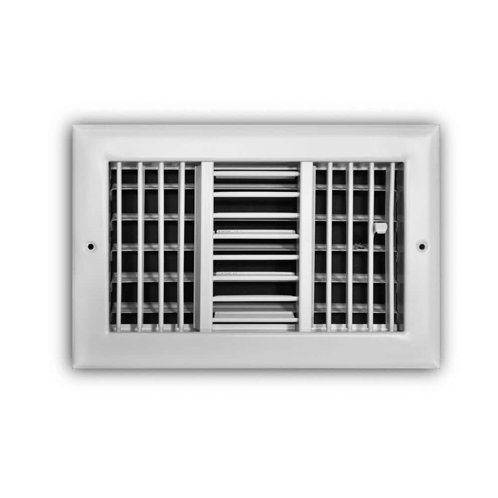 Everbilt 10 in. x 6 in. 3-Way Steel Adjustable Bar Type Wall/Ceiling ...