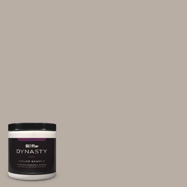 BEHR DYNASTY 8 oz. #T18-08 Off The Grid Eggshell Enamel Stain-Blocking ...