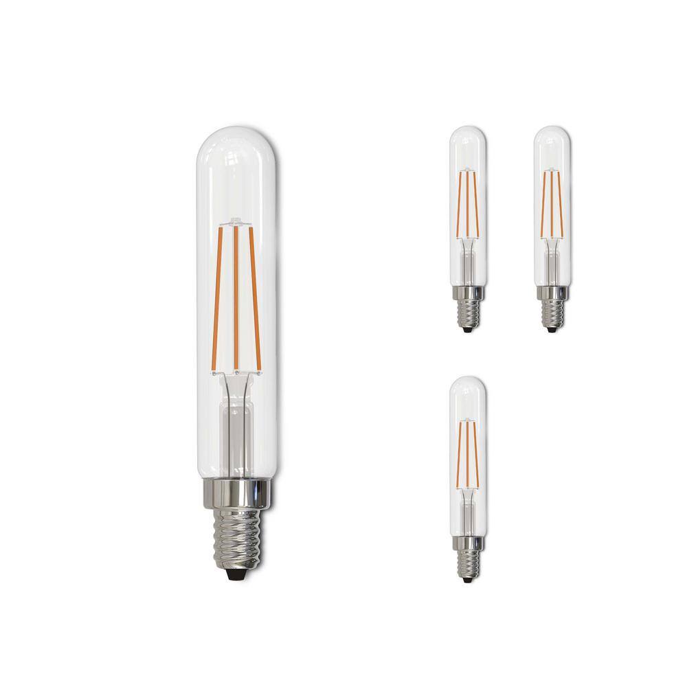 Bulbrite 40-Watt Equivalent Warm White Light T8 (E12) Candelabra Screw ...
