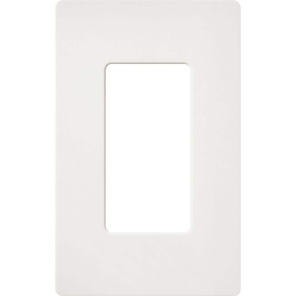 Lutron Claro 1 Gang Wall Plate for Decorator/Rocker Switches, Satin ...