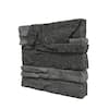 GenStone Stacked Stone Iron Ore 12 in. x 12 in. Faux Stone Siding ...