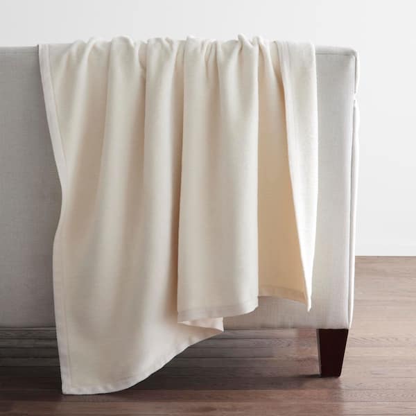 The Company Store Company Cotton Cotton Acrylic Fleece Collection Ivory ...