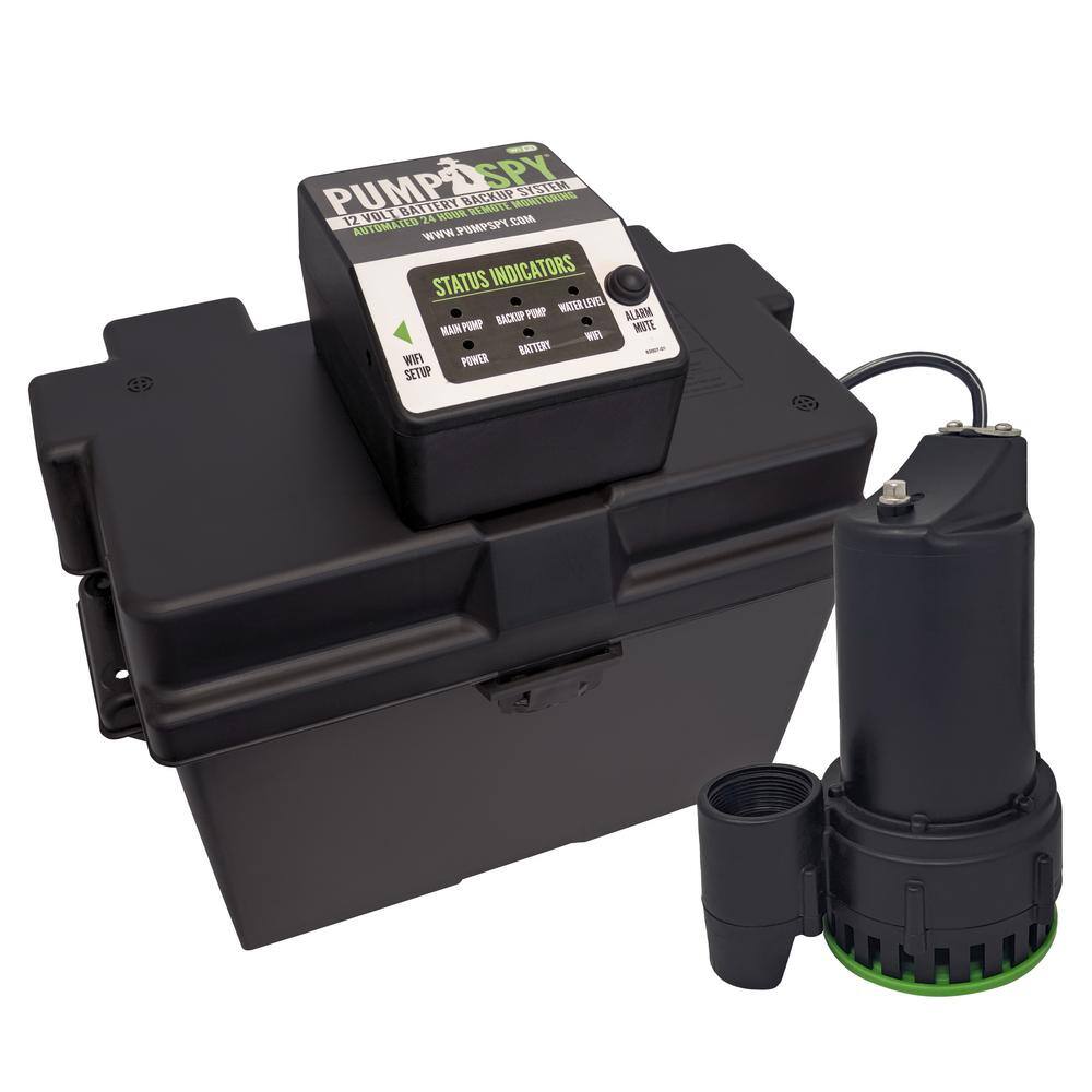 Submersible Water Pump PumpSpy 1/2 HP Sump Pump - Submersible Basement ...
