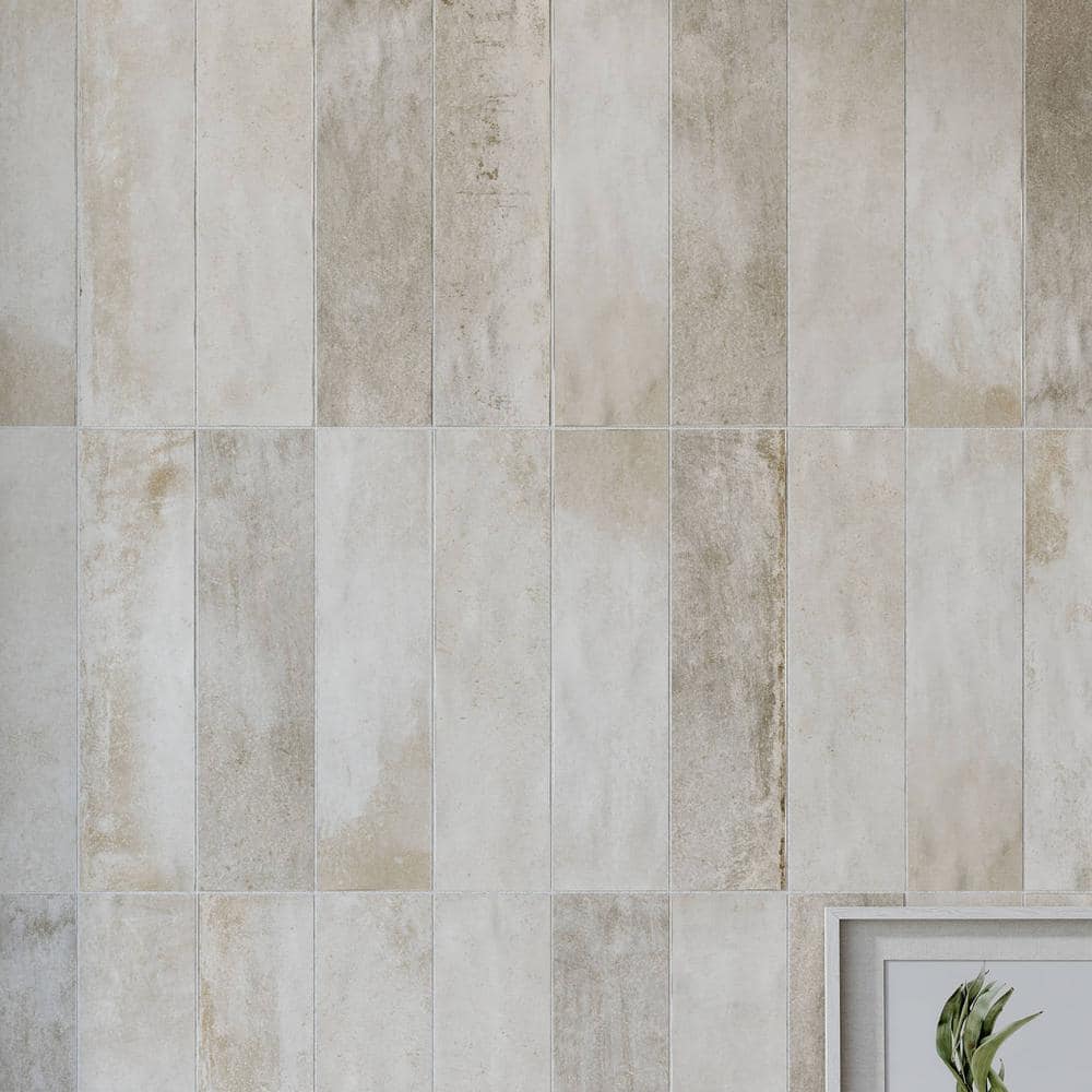 CRUZ BAY STUDIO Arcadian 3 in. x 12 in. Desert Sands Matte Glazed ...