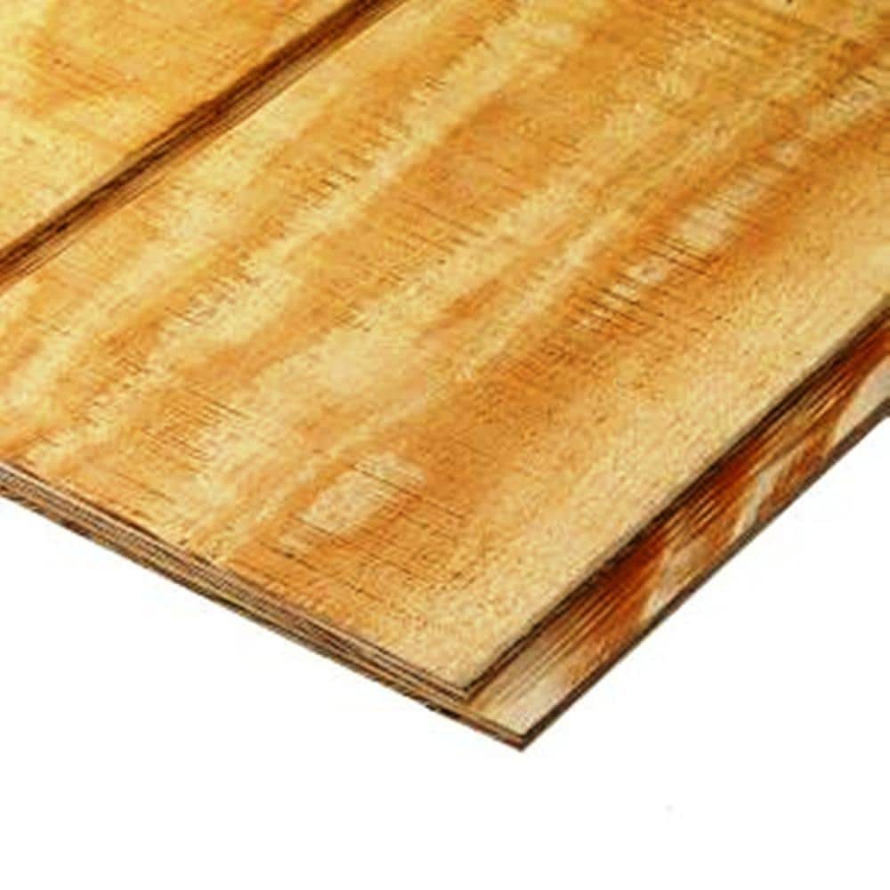 Ply-Bead Plywood Siding Plybead Panel (Common: 11/32 in. x 4 ft. x 8 ft ...