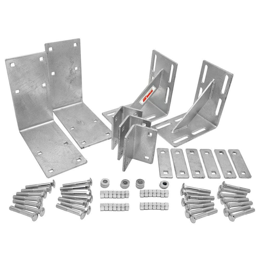 Extreme Max Heavy-Duty 90-Degree Corner Dock Hardware Kit (1/2 Box ...