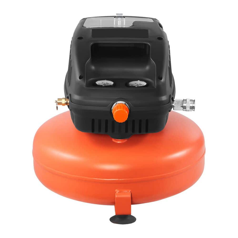 SKYSHALO 3 Gal. Air Compressor, 1/3HP 0. 54CFM @ 90PSI Pancake & 100PSI ...