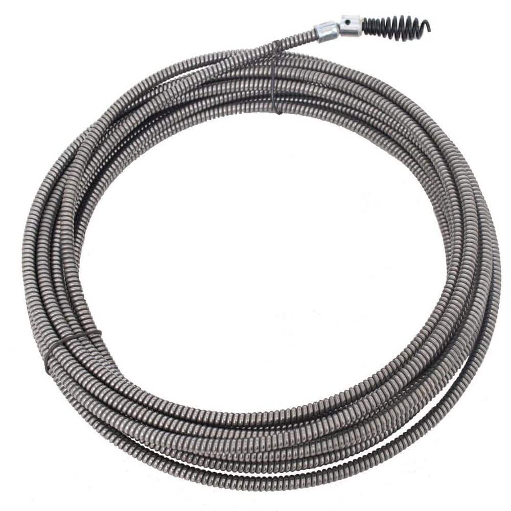 FLEXICORE 1/4 in. x 25 ft. Drain Cable with Down Head 25HE1DH - The ...