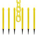 Mr. Chain Colonial White Ground Pole (24-Pack) 90901-24 - The Home Depot