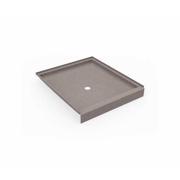 Swan Swanstone 42 in. L x 36 in. W Alcove Shower Pan Base with Center ...