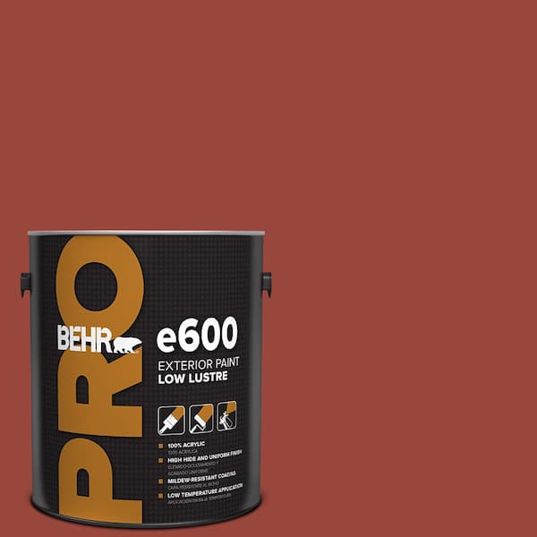 BEHR PRO 1 gal. #S-H-190 Antique Red Low Luster Exterior Paint PR62301 ...
