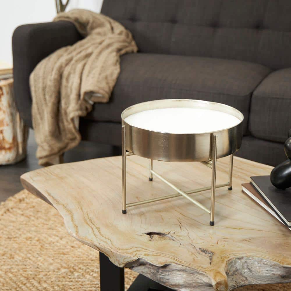 CosmoLiving by Cosmopolitan Silver Sweet Bamboo Scented Wide 110 oz 5 ...