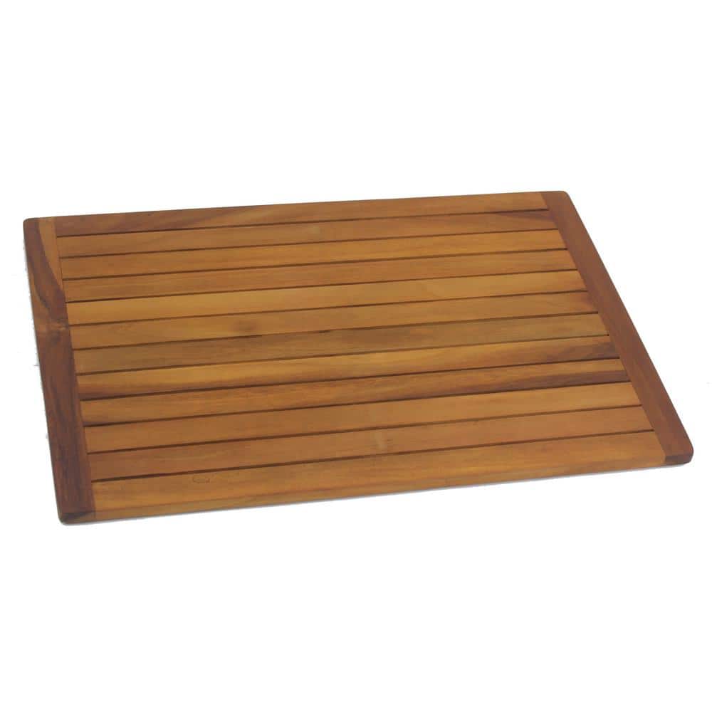 AquaTeak The Original Spa 20 in. x 29.5 in. Estate Teak Floor Mat 488 ...