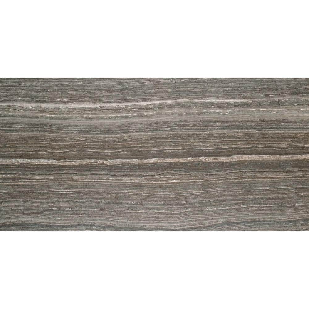 MSI Eramosa Grey 12 in. x 24 in. Matte Porcelain Stone Look Floor and ...