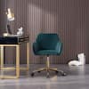 URTR Home Office Green Velvet Task Chair Office Chair 360° Swivel Chair ...