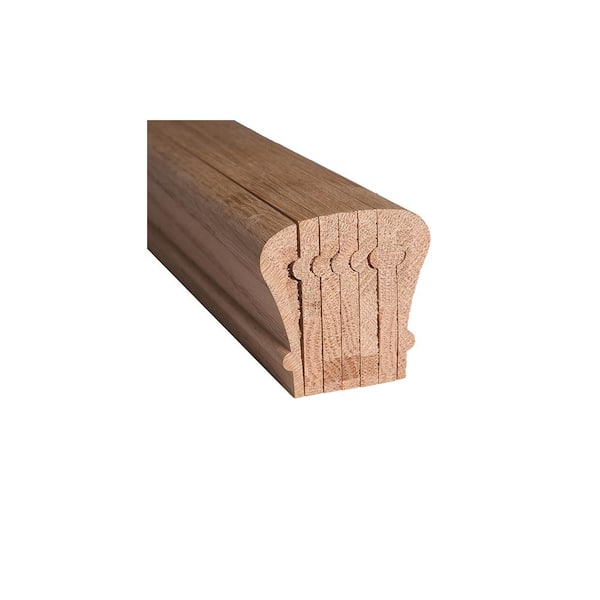 HOUSE OF FORGINGS 6010 Colonial 20 ft. Unfinished Red Oak Bending ...