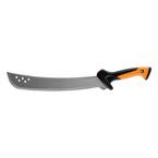 Coast F1400 14 in. Full-Tang Stainless Steel Machete with Nylon Sheath ...