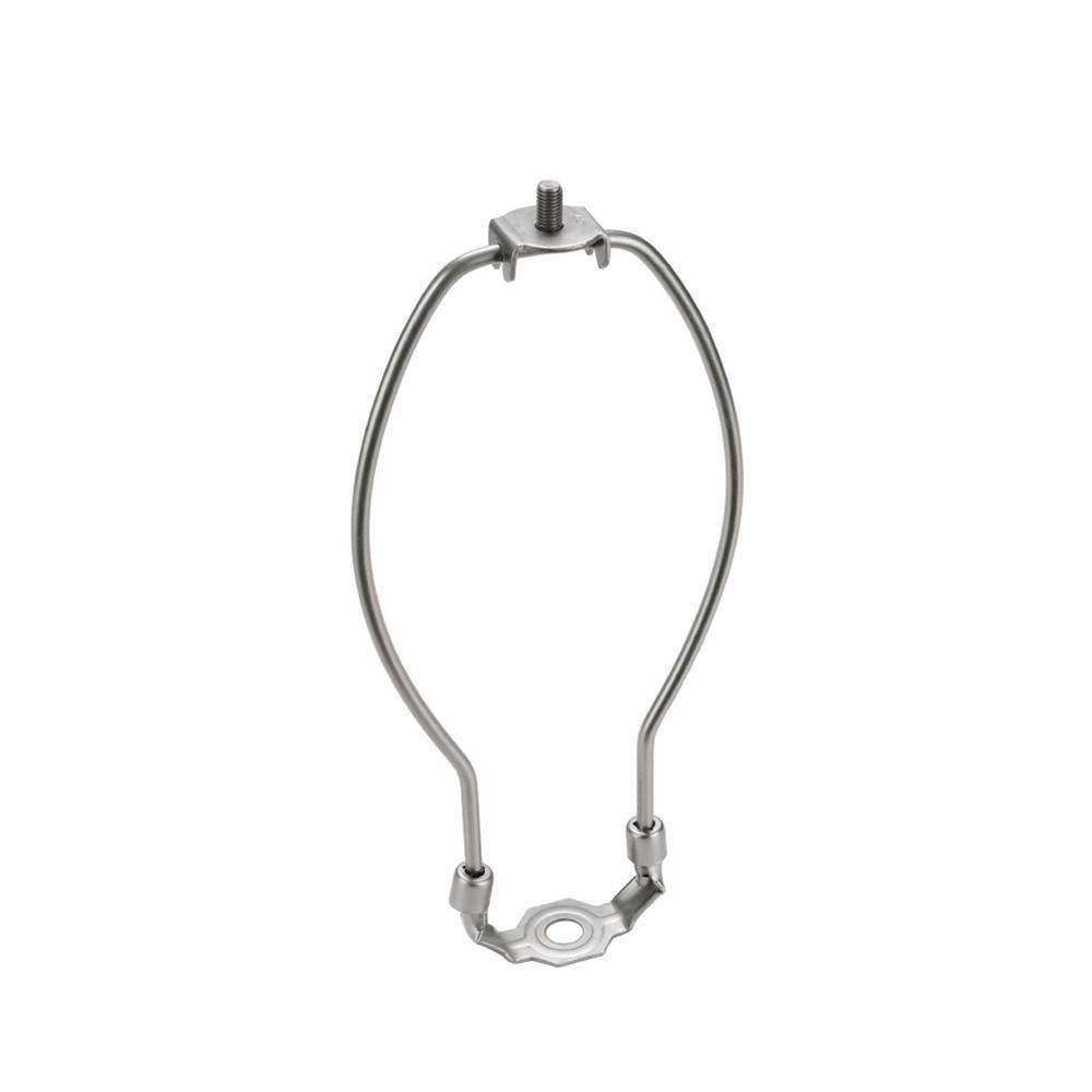 Aspen Creative Corporation 7 in. Satin Nickel Detachable Lamp Harp with ...
