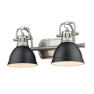 Golden Lighting Duncan Collection 1-Light Pewter Mini Pendant ...