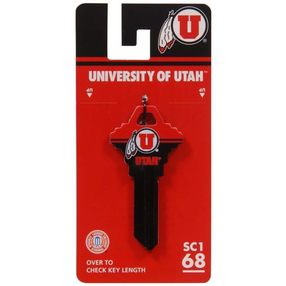Hillman #68 NCAA Utah Utes Key Blank 89958 - The Home Depot
