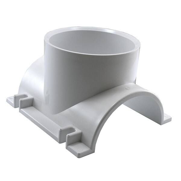 JONES STEPHENS 4 in. x 3 in. PVC DWV Saddle Tee-Only S26016 - The Home ...