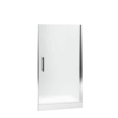 STERLING Finesse 47.625 in. W x 70.0625 in. H Sliding Frameless Shower Door in Silver 547808-48S-G03