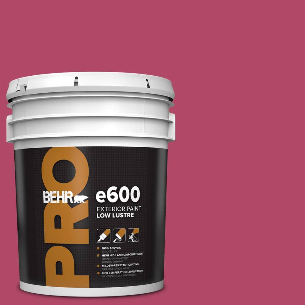BEHR PRO 5 gal. #HDC-SM16-04 Bing Cherry Pie Low Luster Exterior Paint ...
