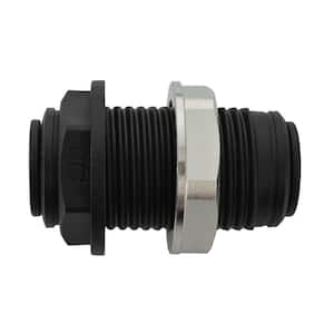 John Guest 1/4 in. Push-to-Connect Bulkhead Fitting (10-Pack) PP1208W-US - The Home Depot