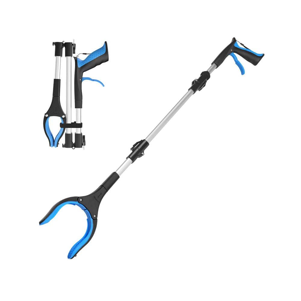 Justincity Heavy Duty 36 in. Foldable Reacher Grabber Tool with 360 ...