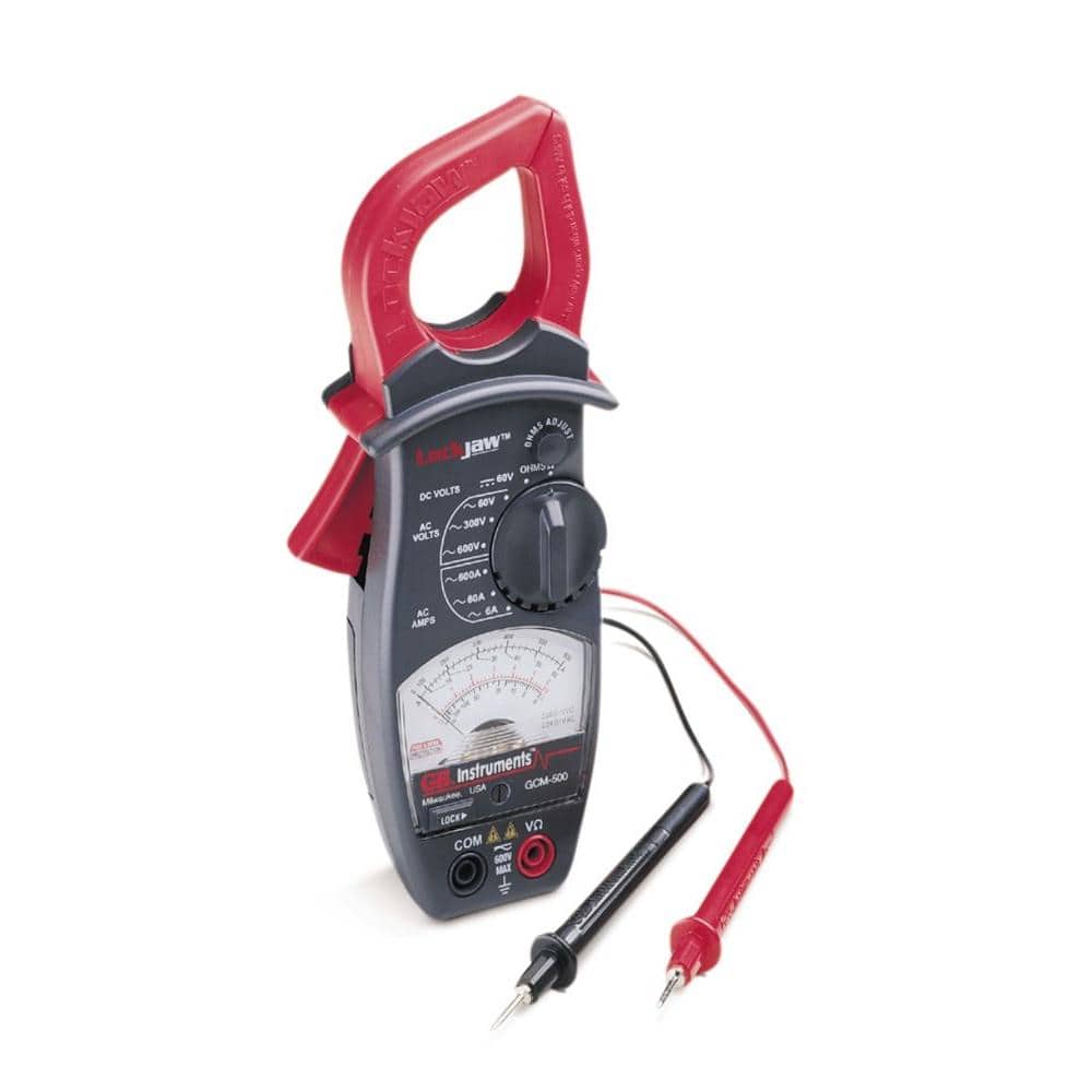Gardner Bender 600 Amp 4 Functions 8 Ranges AC ClAmp Meter with Lockjaw ...