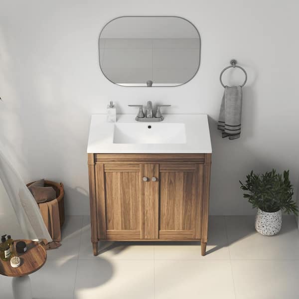 Eridanus Tucson 30 in. W x 18 in. D x 7 in. H Vitreous China Single ...