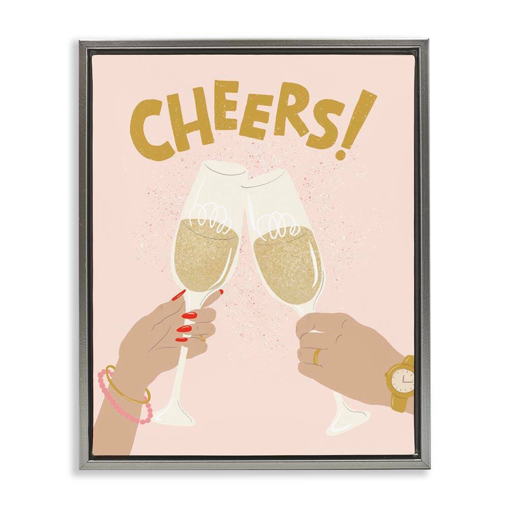 Stupell Industries Celebration Cheers Drinks by Kristina Hultkrantz ...
