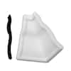 Focal Point 1/4 in. x 5 in. x 3-1/2 in. Primed Polyurethane Leaf and ...
