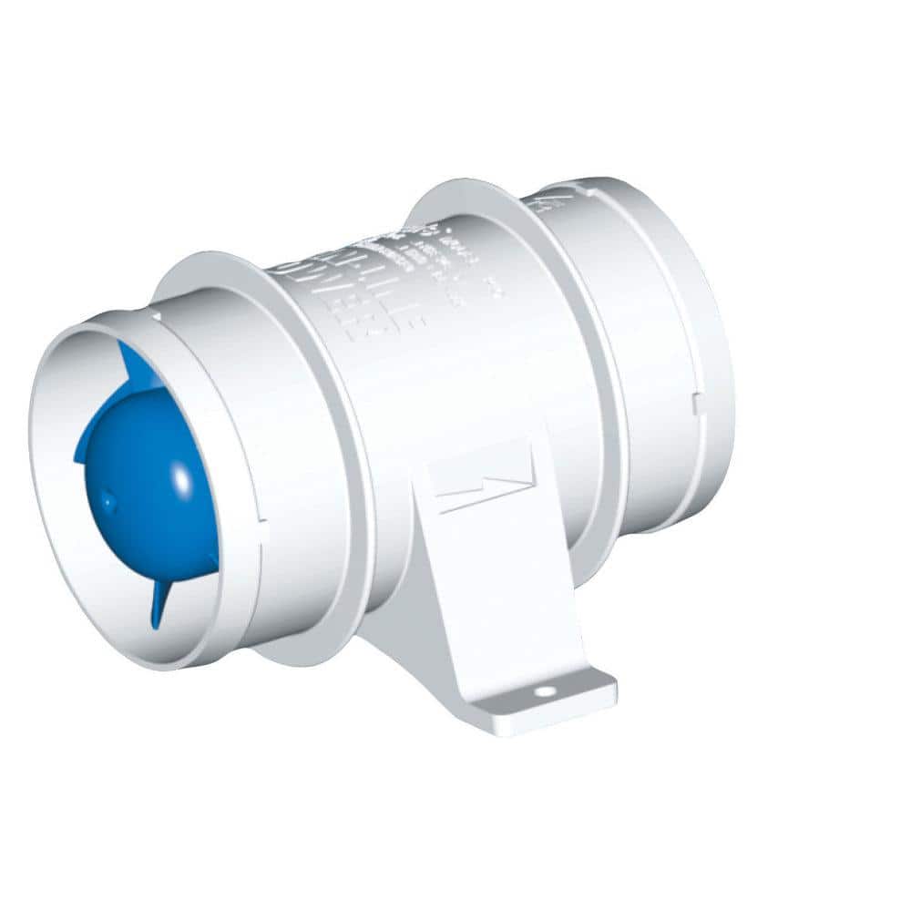 Rule In-Line Bilge Blower - 4 in., 12V, 4A 240 - The Home Depot