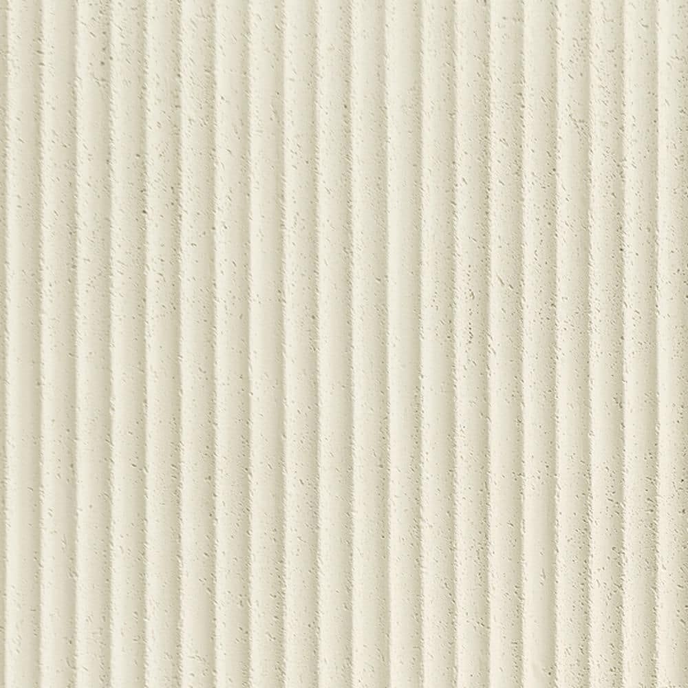 Walls-To-Go Ripple Board 3/8 in x 2 ft. x 4 ft. Beige Fluted Flex Stone ...