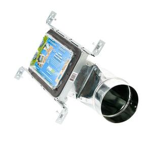 SPEEDI- BOOT 4 in. W x 12 in. L to 7 in. Dia Wall Stack Oval Register ...