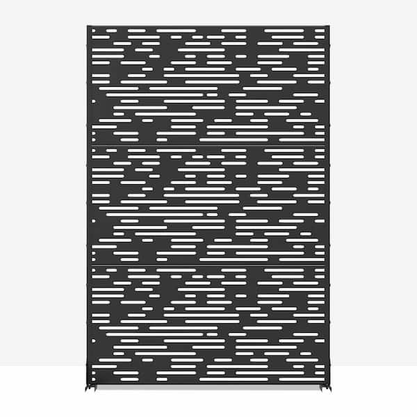 cadeninc 3.92 ft. x 6 ft. Outdoor and Indoor Freestanding Metal Squared ...