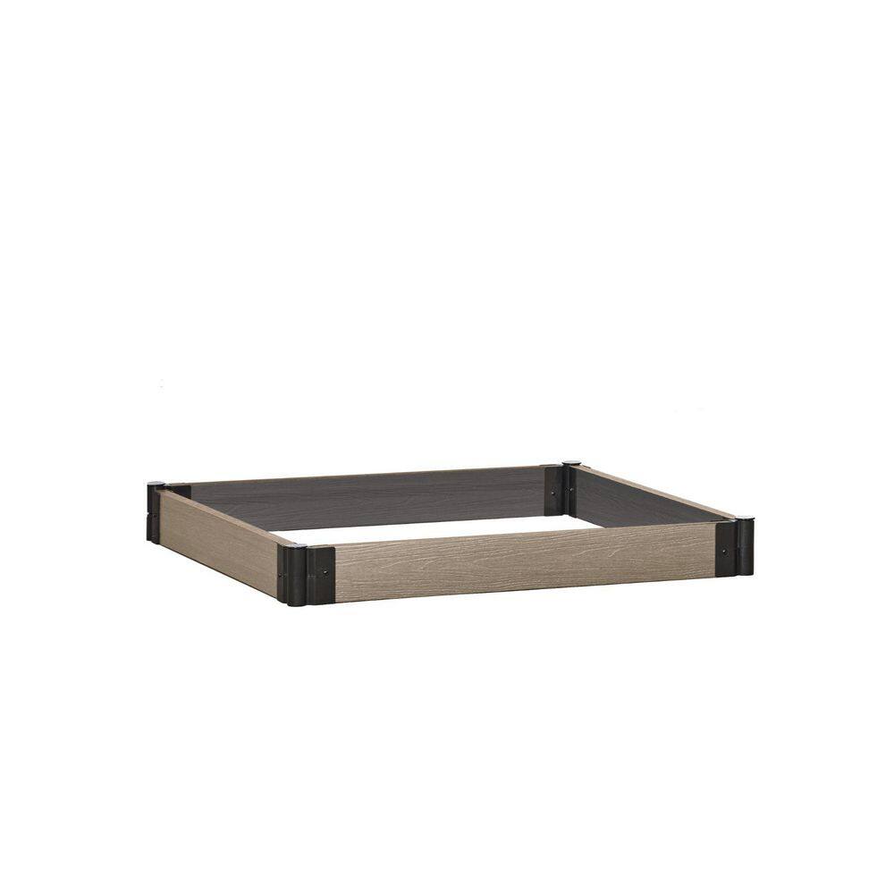 Frame It All River Birch GardenBlox Composite Raised Garden Bed 48 in ...